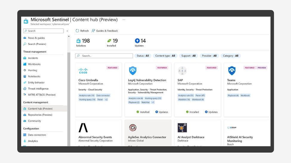 Microsoft Sentinel: the ‘extremely sensible’ SIEM...